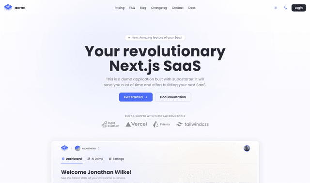 Introduction | Next.js Documentation | supastarter - SaaS starter kit for Next.js, Nuxt and ...