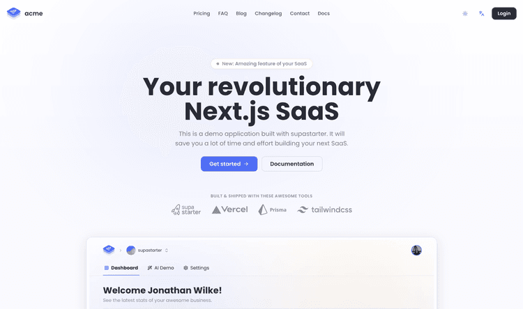 Introduction | Next.js Documentation | supastarter - SaaS starter kit ...