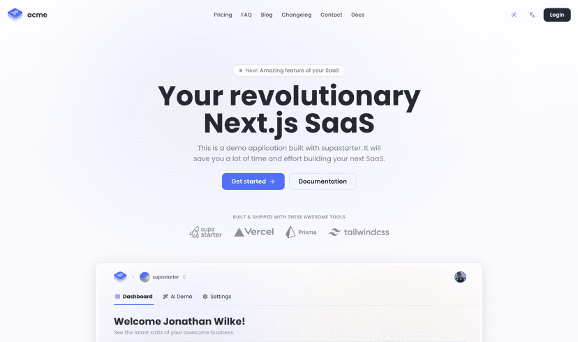 Introduction | Next.js Documentation | supastarter - SaaS starter kit for Next.js, Nuxt and ...